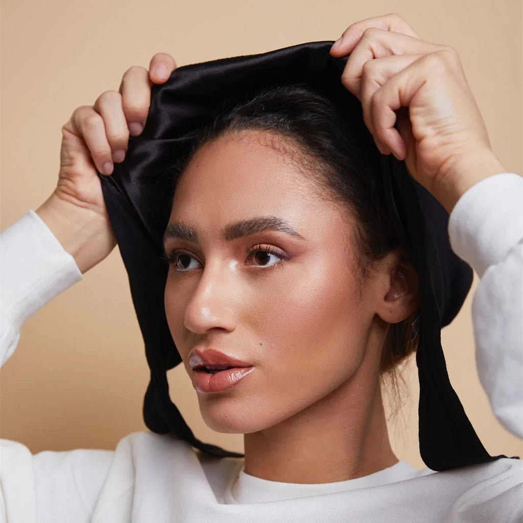 Hijab Satin Cap – Curls by M